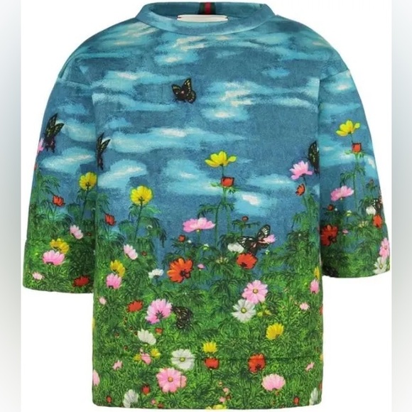 Gucci | Shirts & Tops | Authentic Gucci Kids Floral Garden Top | Poshmark